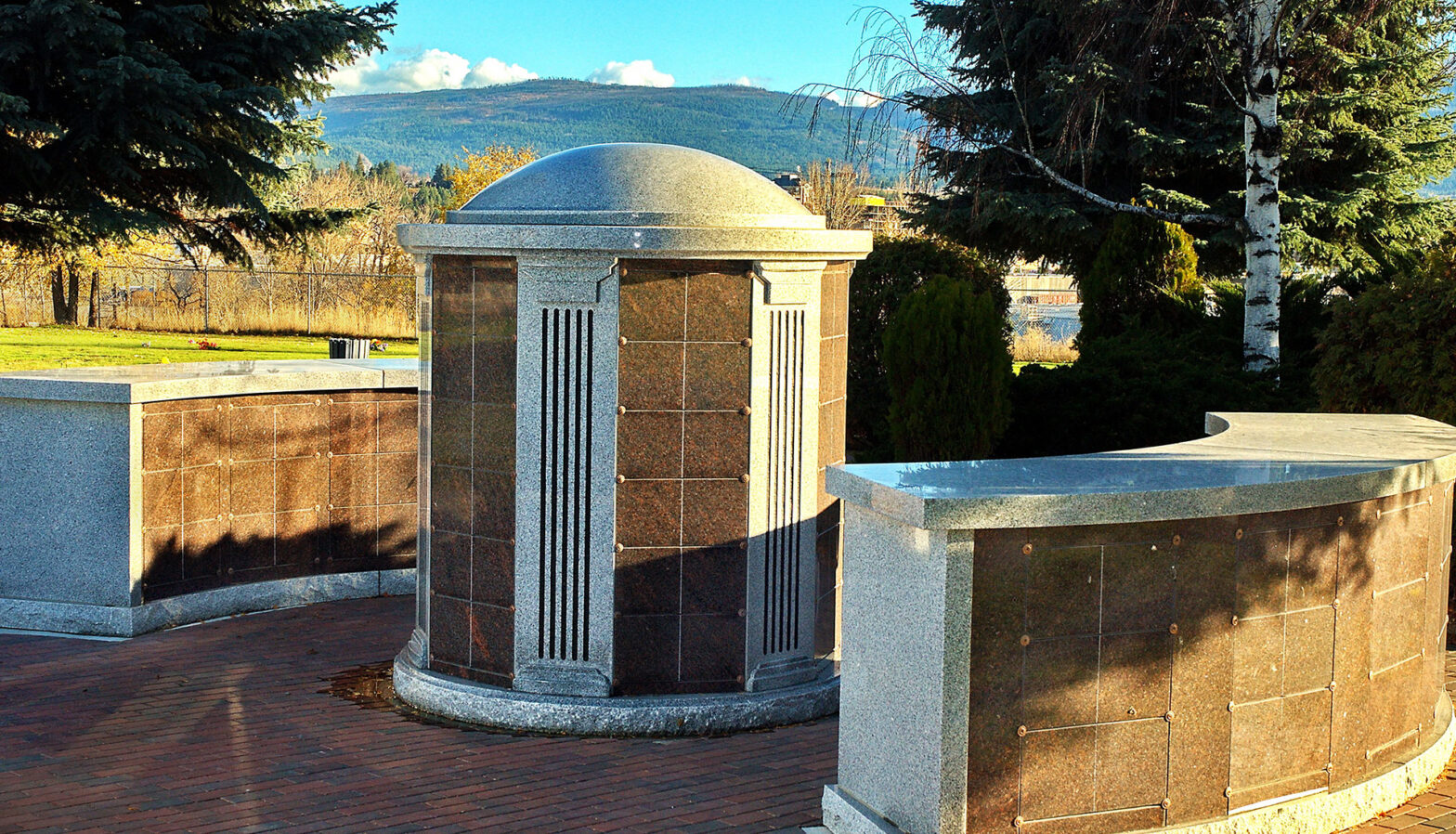 Round Columbariums | The Estate Memorial Monument