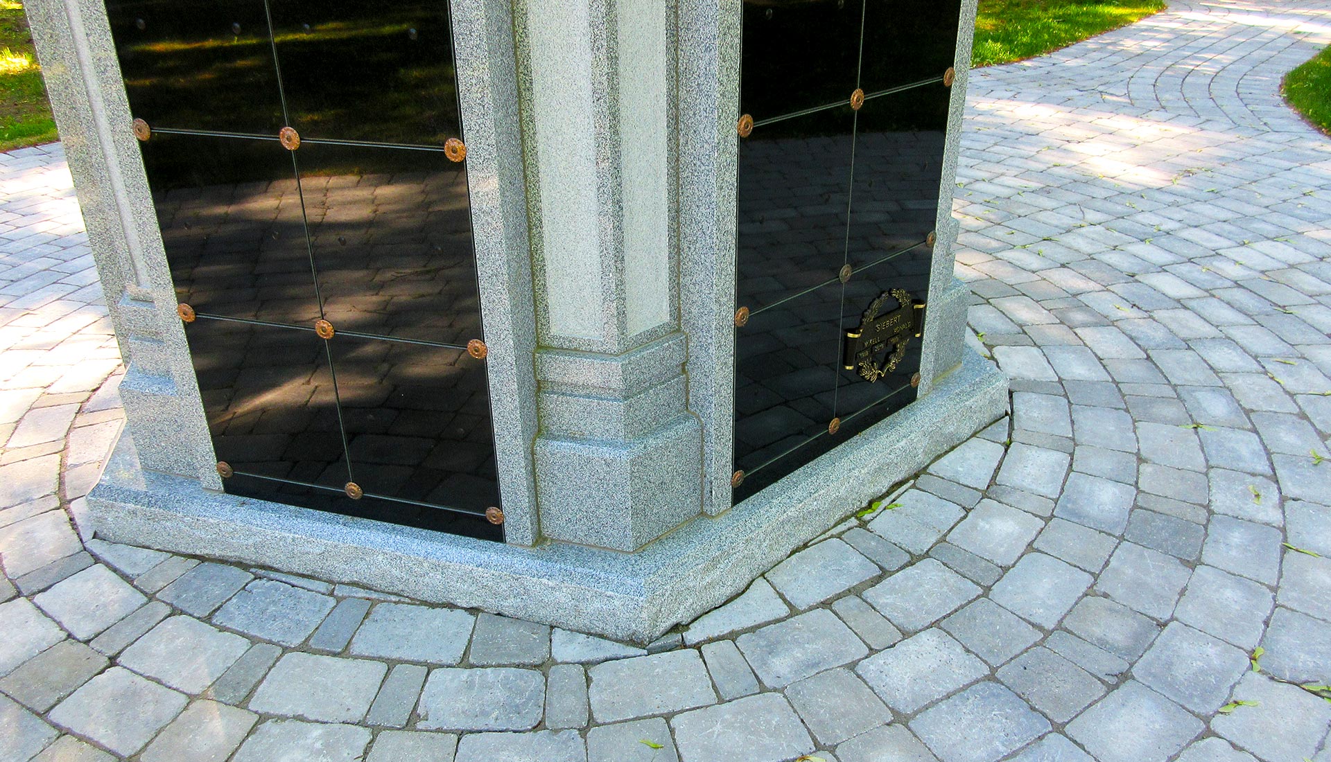 The Estate Memorial Unique Round & Elegant Columbarium's