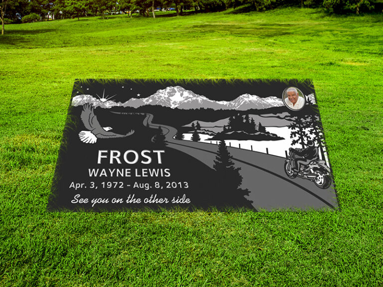 Discover Flat Grave Markers - With Sunset Memorial & Stone